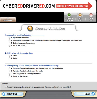 Driver Education Online and Internet Learners Permit Driver Training ...